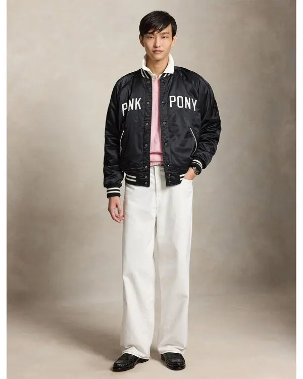 Polo Ralph Lauren Satin Pony Bomber Jacket