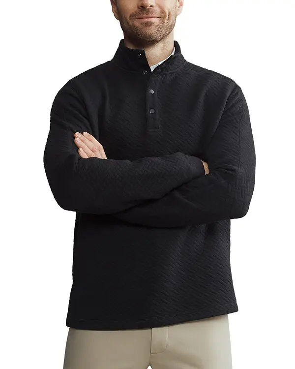 RHONE Weekender Pullover Sweater - Black