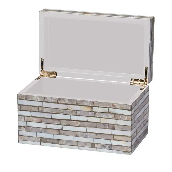 JAMIE YOUNG CO. Roosevelt Mother Of Pearl Decorative Box, Small
