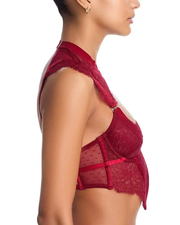 THISTLE AND SPIRE Minna Lace Bodice - Ruby