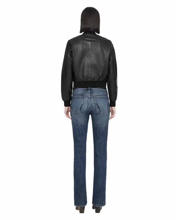 ALLSAINTS Orten Leather Bomber Jacket - Black