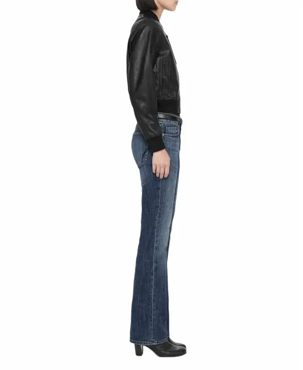 ALLSAINTS Orten Leather Bomber Jacket - Black