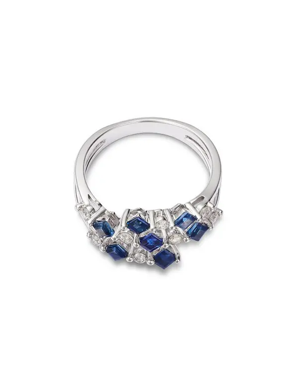 Bloomingdale'S Sapphire And Diamond Ring