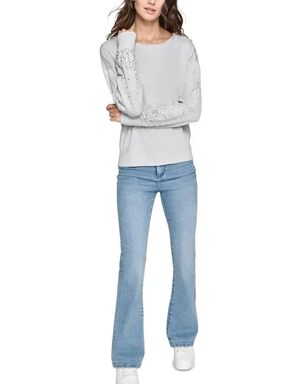 Karl Lagerfeld Paris Sequin Embellished Sweater
