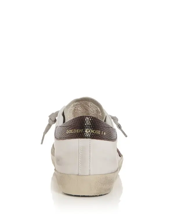 GOLDEN GOOSE Super-star Low Top Sneakers - White Ice