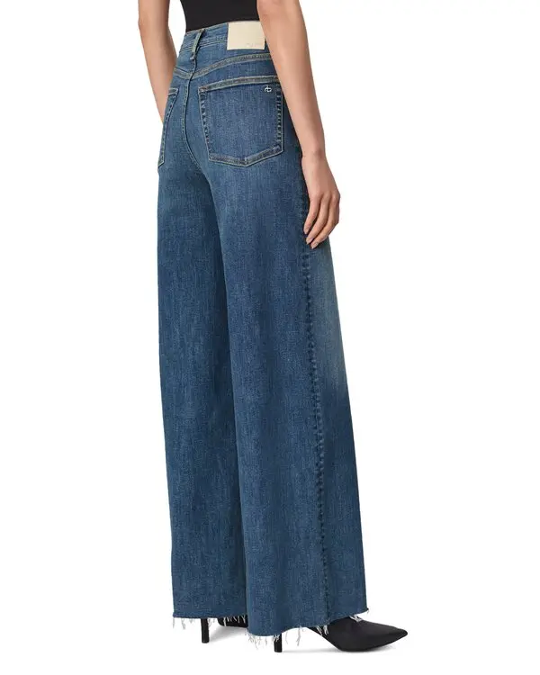 Rag & Bone Flexi Sofie High Rise Wide Leg Jeans