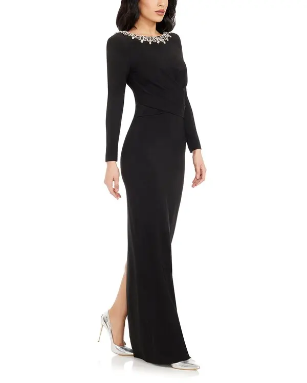Dress The Population Anne Gown - Black