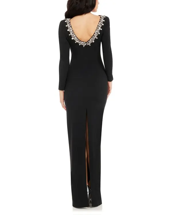Dress The Population Anne Gown - Black