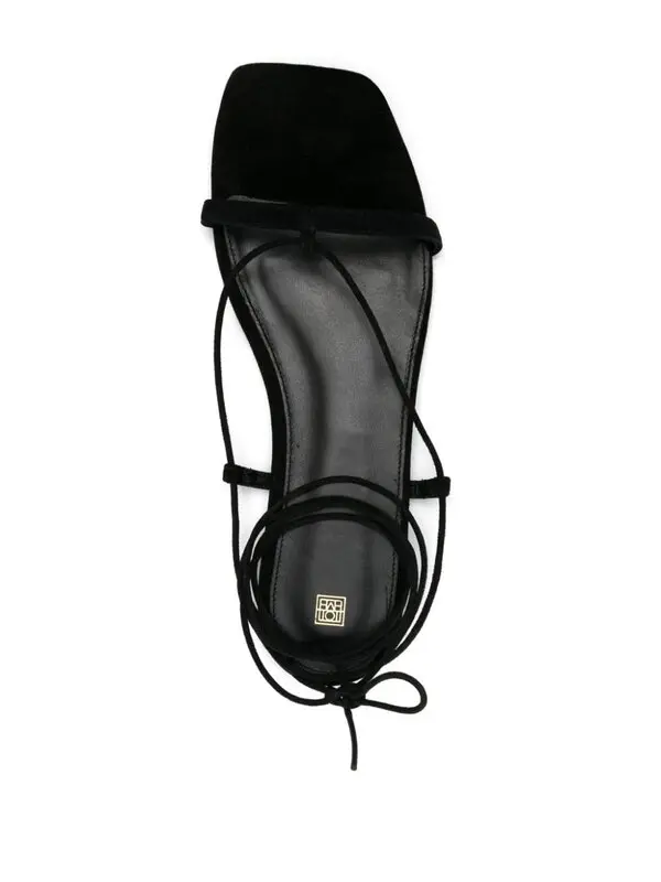 TOTEME Leather Flat Sandals