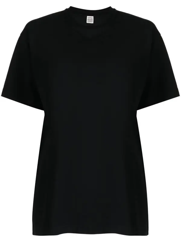 TOTEME Organic Cotton T-shirt - Black