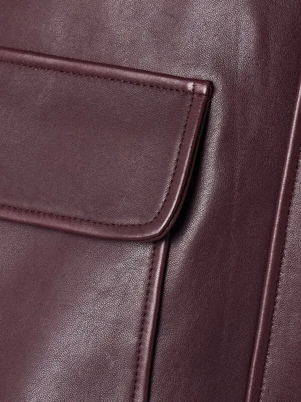 Co Belted Leather Jacket
