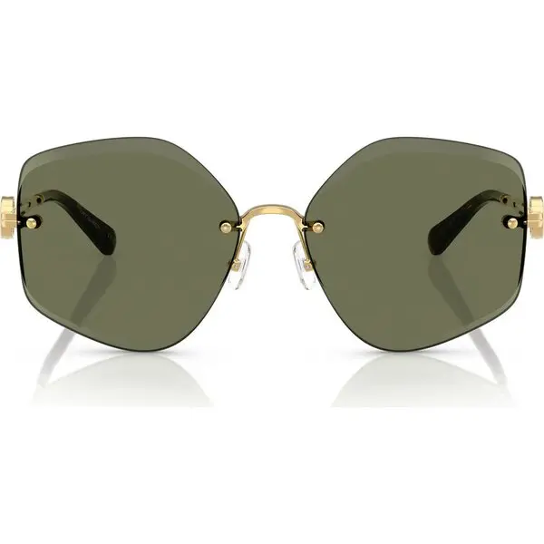 Tory Burch 58mm Irregular Sunglasses - Gold