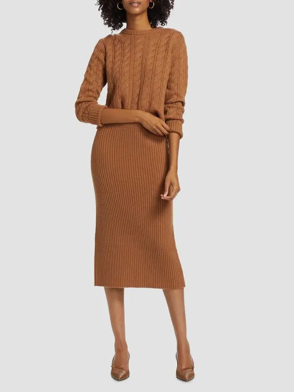 SAKS FIFTH AVENUE Cable-knit Cashmere Pullover