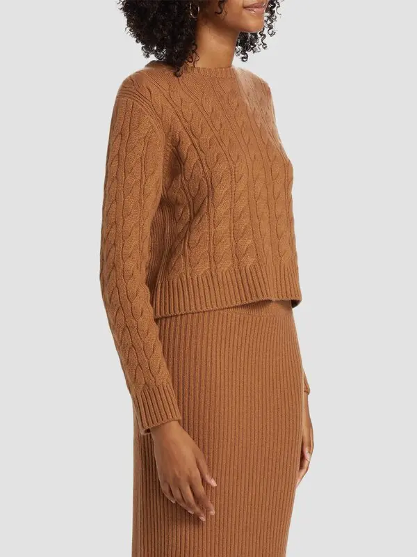 SAKS FIFTH AVENUE Cable-knit Cashmere Pullover