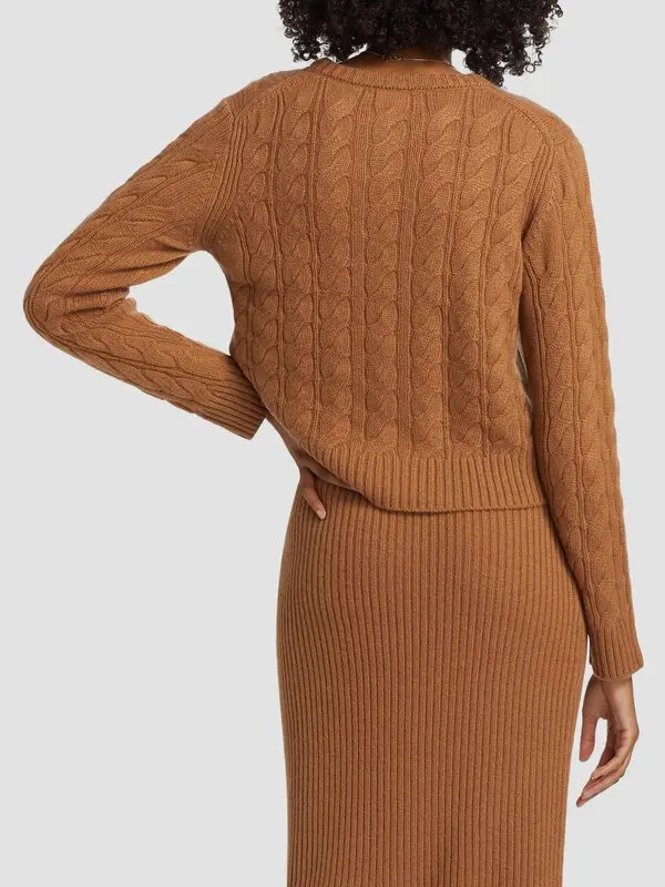 SAKS FIFTH AVENUE Cable-knit Cashmere Pullover