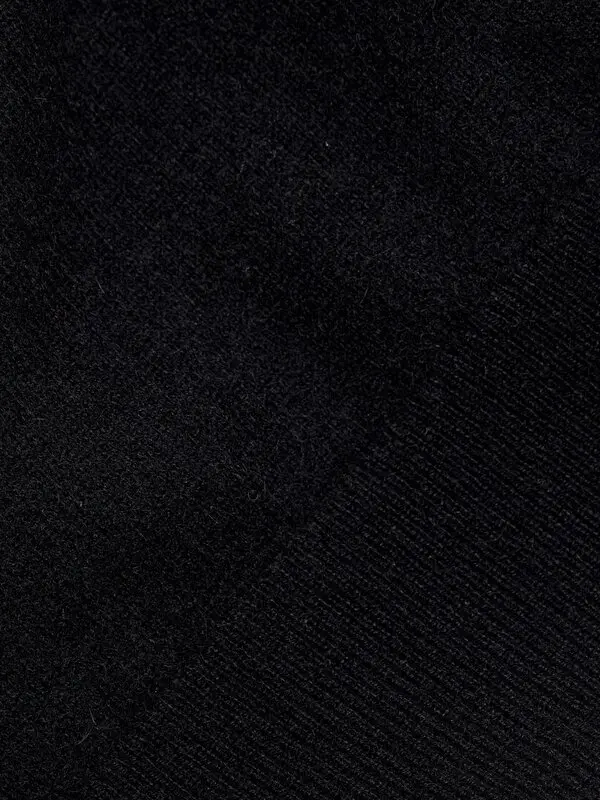 SAKS FIFTH AVENUE One-shoulder Cashmere Sweater - Black