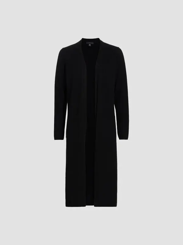 SAKS FIFTH AVENUE Collection Cashmere Open-front Duster - Black