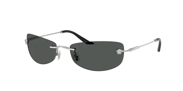 Versace Rimless Sunglasses - Dark Grey