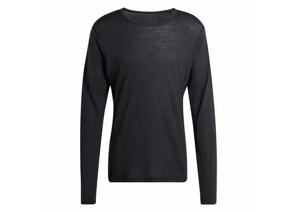 Adidas Terrex Xperior Merino 150 Baselayer Long Sleeve Tee Shirt - Black