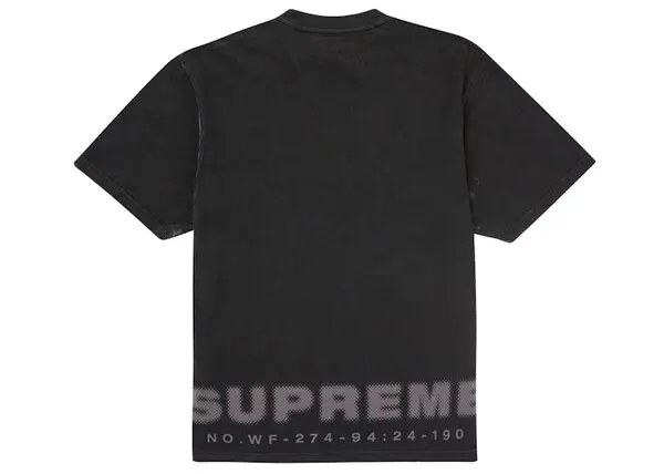 Supreme Discharge Short Sleeve Top - Black