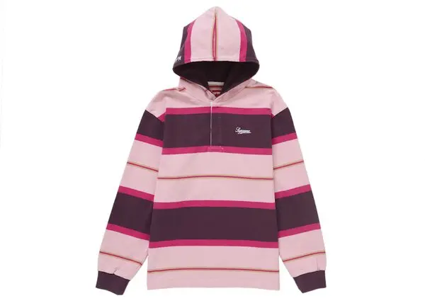 Supreme Hooded Rugby - Dark Purple