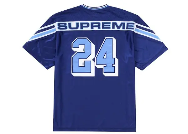 Supreme Jacquard Rib Football Jersey - Navy Blue