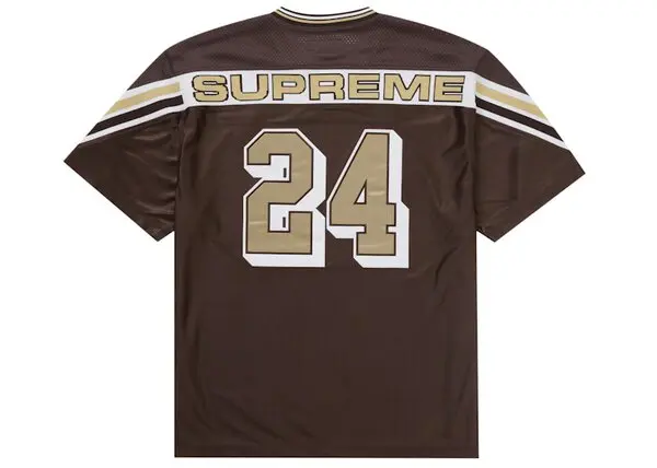 Supreme Jacquard Rib Football Jersey - Brown