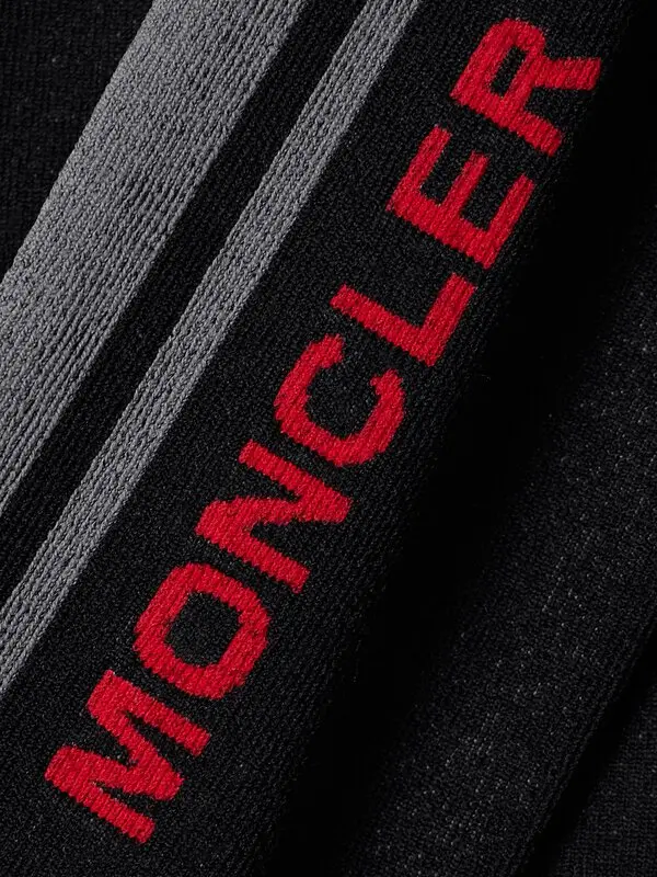 Moncler Stretch-knit Base Layer - Black
