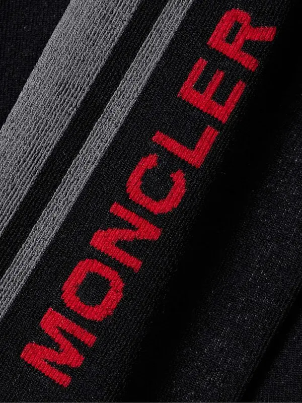 Moncler Stretch-knit Base Layer - Black