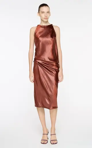 Paris Georgia Tiyan Saffron Midi Dress