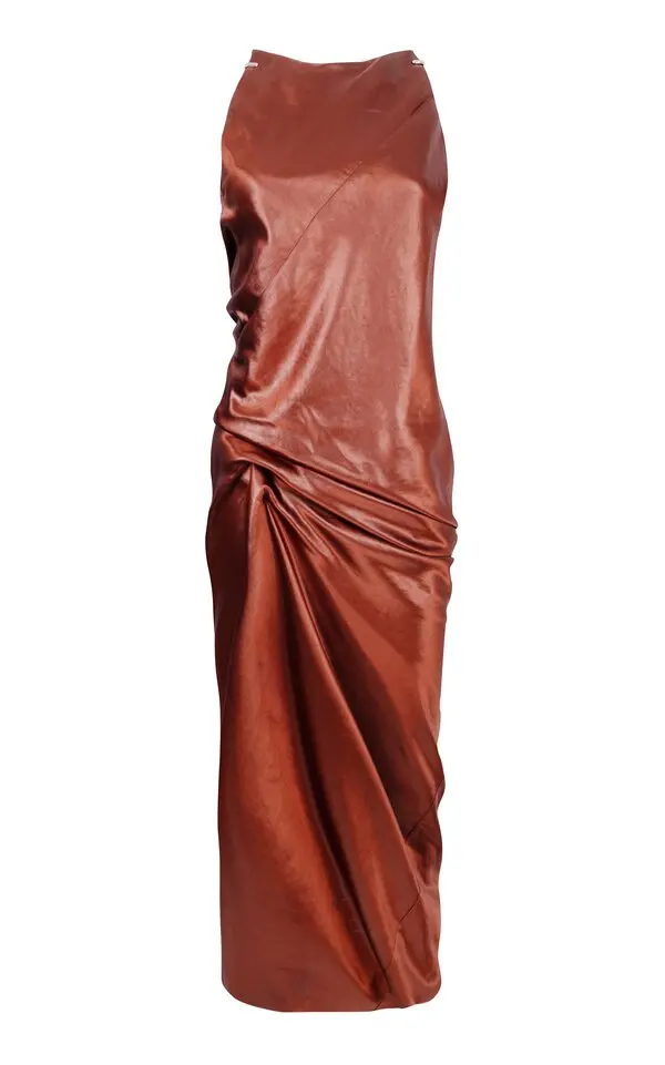 Paris Georgia Tiyan Saffron Midi Dress