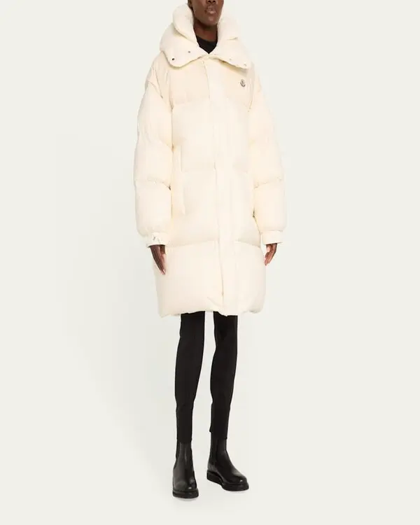 Moncler Verone 2 Snap-front Puffer Jacket