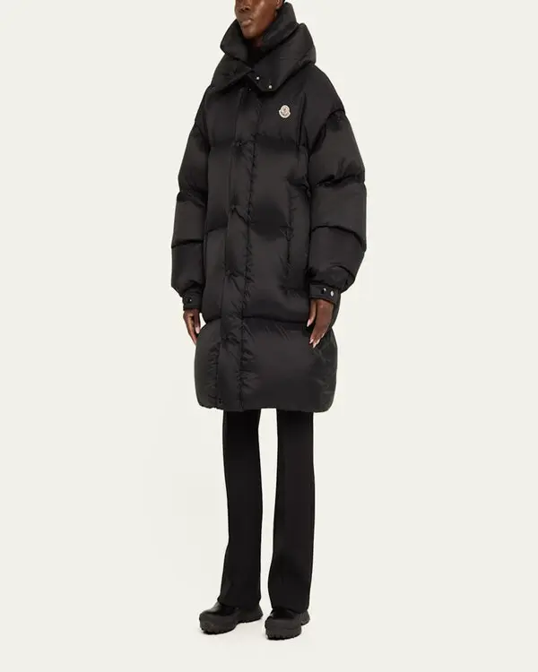 Moncler Verone 2 Snap-front Puffer Jacket
