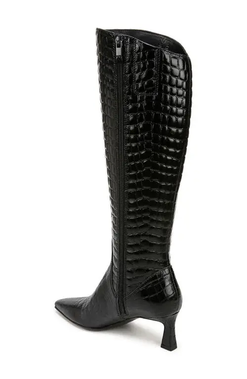 Naturalizer Deesha Croc-embossed Knee High Boots