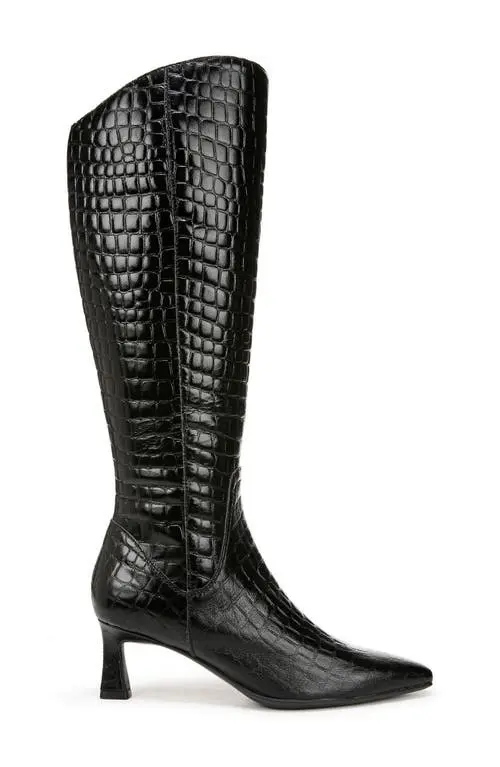 Naturalizer Deesha Croc-embossed Knee High Boots
