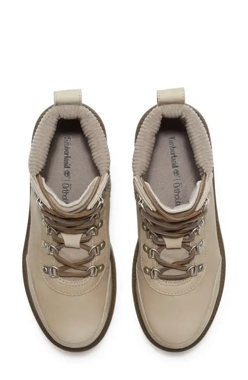 Timberland Stone Street Platform Hiking Boots - Medium Grey Nubuck