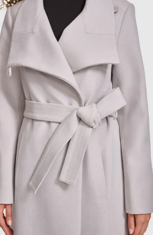 Kenneth Cole Fencer Collar Trench Coat In Platinum - 40% Off