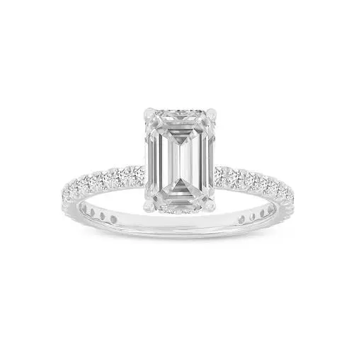 LUVMYJEWELRY Lab Grown Diamond Ring - 14k White Gold