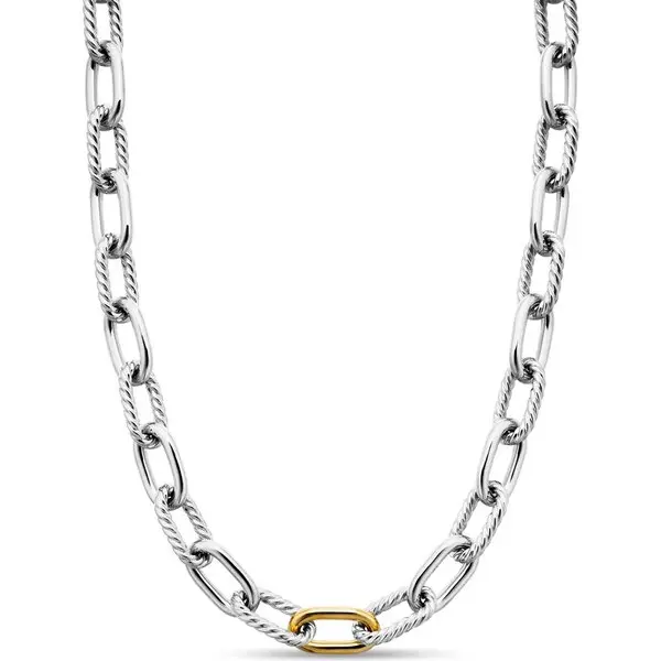 David Yurman Dy Madison® Chain Necklace - Gold/silver