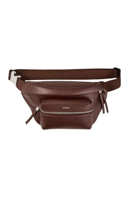 Sandro Belt Bag - Black Brown