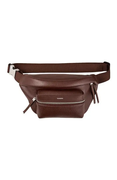 Sandro Belt Bag - Black Brown