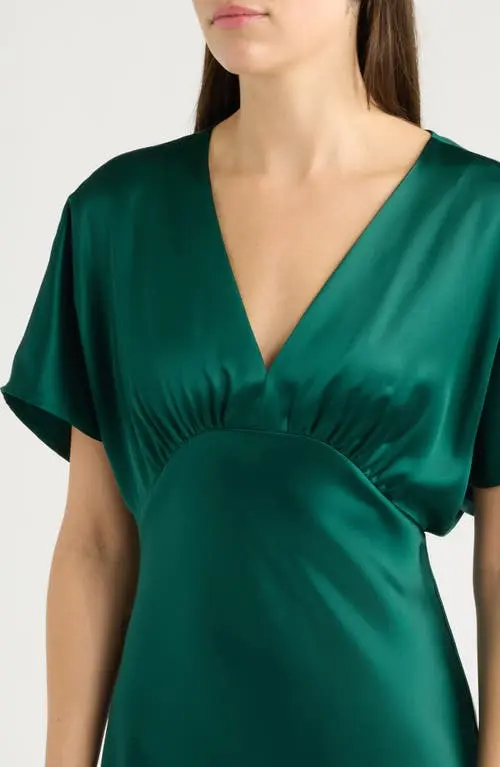 CECE DUPRAZ Dolman Sleeve Cocktail Midi Dress