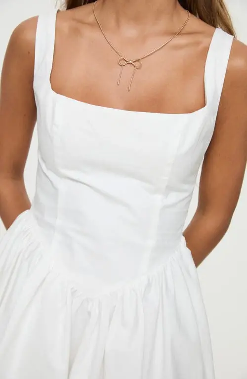 Princess Polly Strapless Organic Cotton Mini Dress
