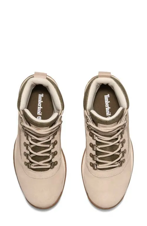 Timberland Ledge Mid Waterproof Hiking Boot - Light Beige Suede