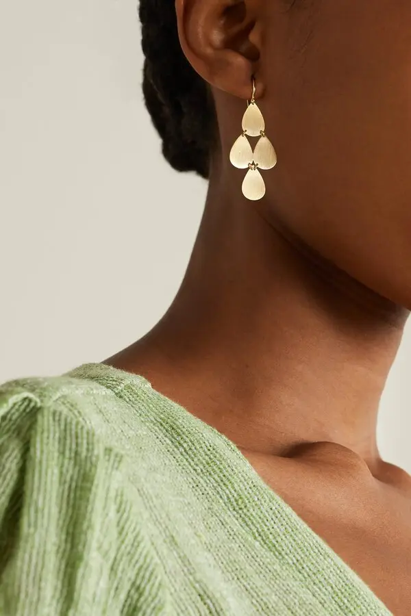 Irene Neuwirth 18-karat Chandelier Drop Earrings - Gold