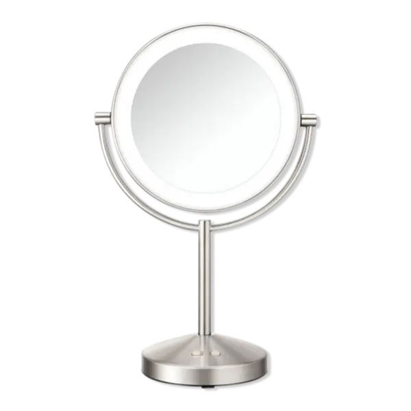 CONAIR Reflections 1x/10x Led Lighted Mirror Satin Nickel - One-color