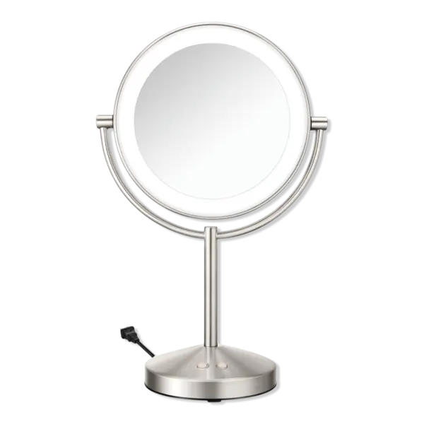 CONAIR Reflections 1x/10x Led Lighted Mirror Satin Nickel - One-color