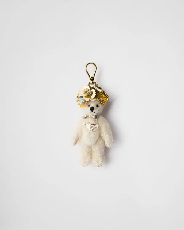 Prada Teddy Keychain Charm