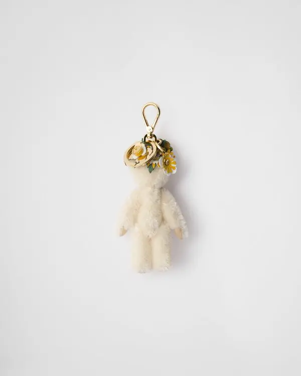 Prada Teddy Keychain Charm