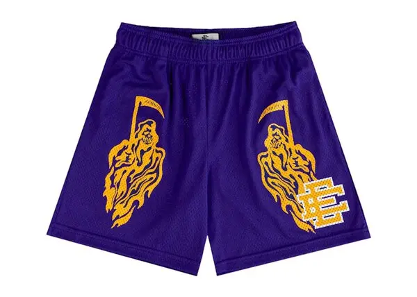 ERIC EMANUEL X Warren Lotas Short - Purple/yellow